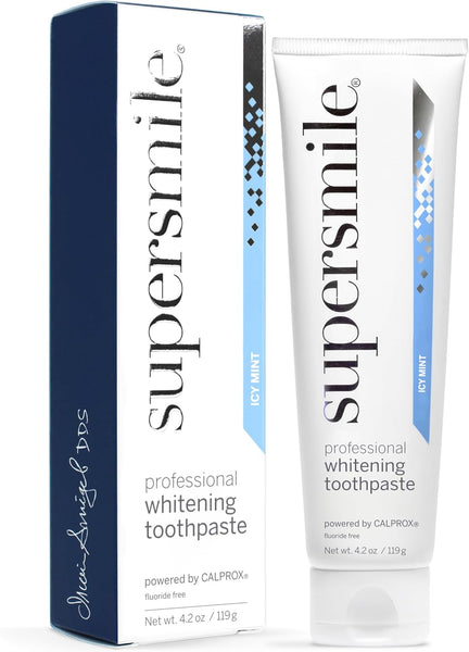 Supersmile Professional Whitening Toothpaste - Icy Mint Fluoride Free ...