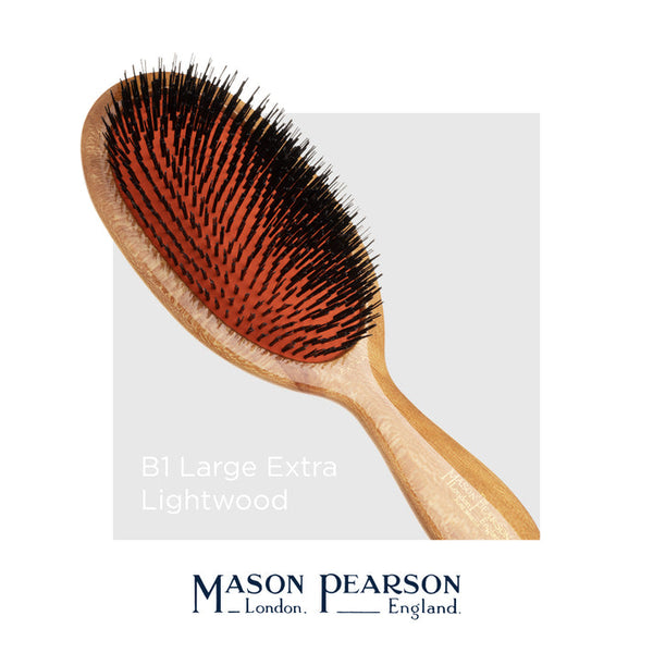 Mason Pearson B1 Large Extra Lightwood Pure Bristle Brush – Eisler Chemist